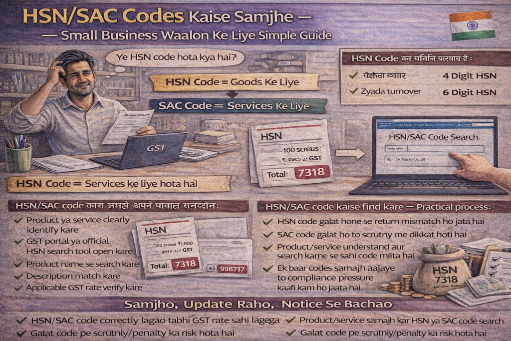 HSN/SAC Codes kaise samjhe – GST me sahi code kaise choose kare ...